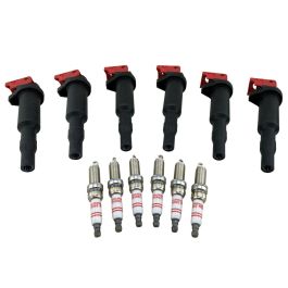 6 Pack Ignition Coils & Spark Plugs for 135i 335i 535i X6 Z4 N54 3.0L ...